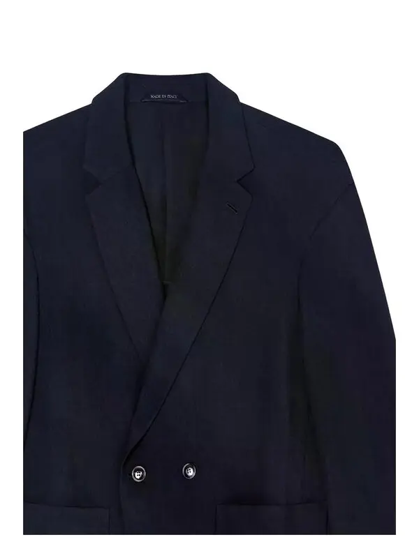 Giorgio Armani Double-breasted Coat - Blue