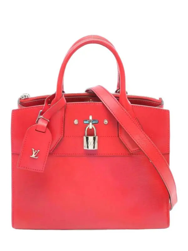 LOUIS VUITTON City Steamer Tote Bag - Red