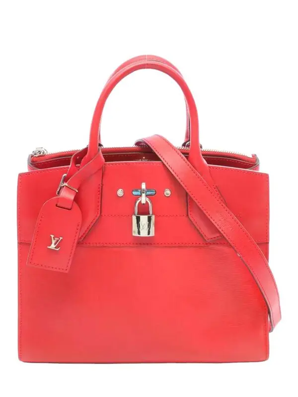 LOUIS VUITTON City Steamer Tote Bag - Red