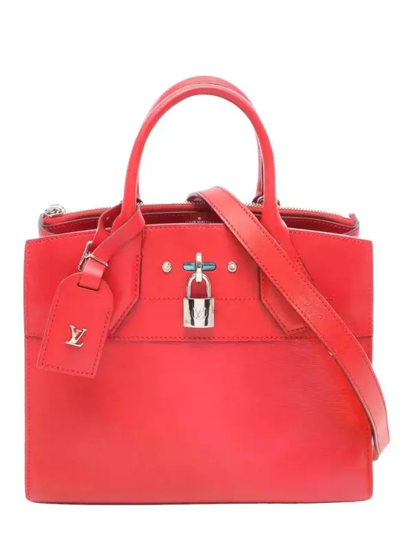 LOUIS VUITTON City Steamer Tote Bag - Red