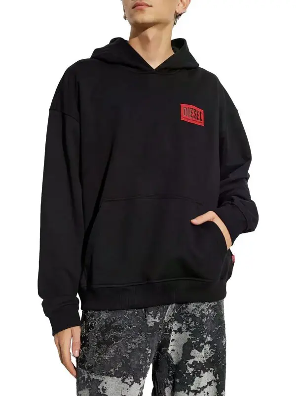 DIESEL® S-boxt-hood-s1 Hoodie - Black