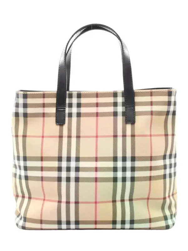 Burberry Nova Check Tote Bag - Neutrals