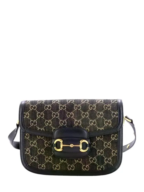 Gucci Horsebit 1955 Small Shoulder Bag - Black
