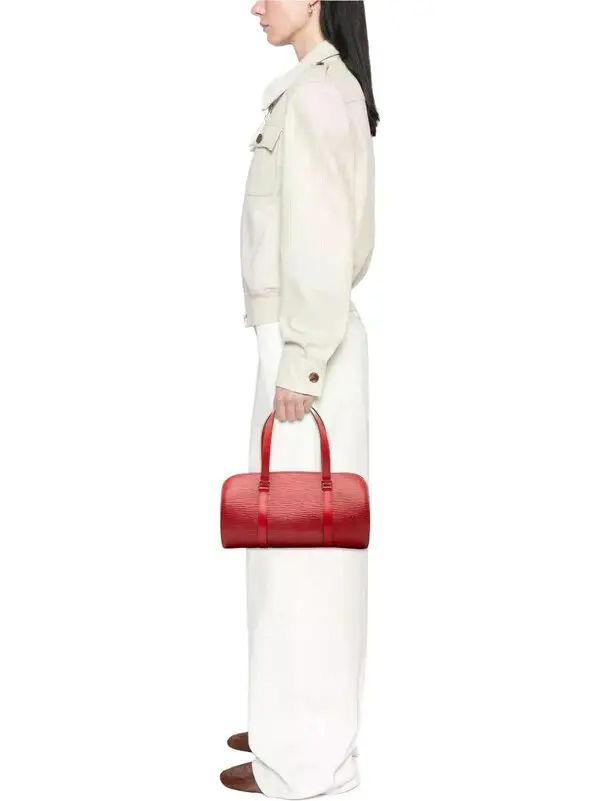 LOUIS VUITTON Epi Soufflot Handbag - Red