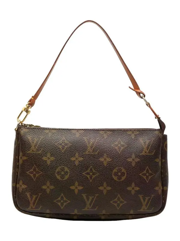 LOUIS VUITTON Monogram Pochette Accessoires Shoulder Bag - Brown