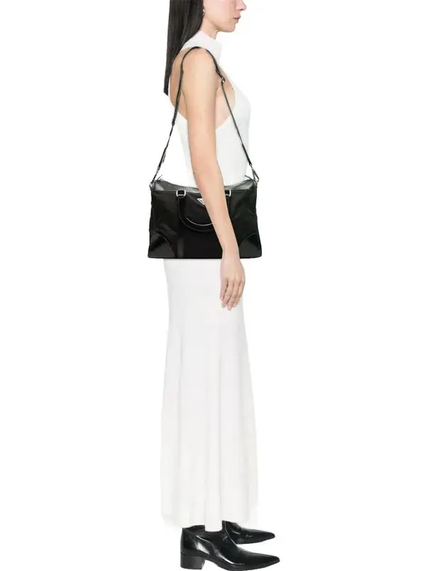 Prada Tessuto Top Handle Bag - Black