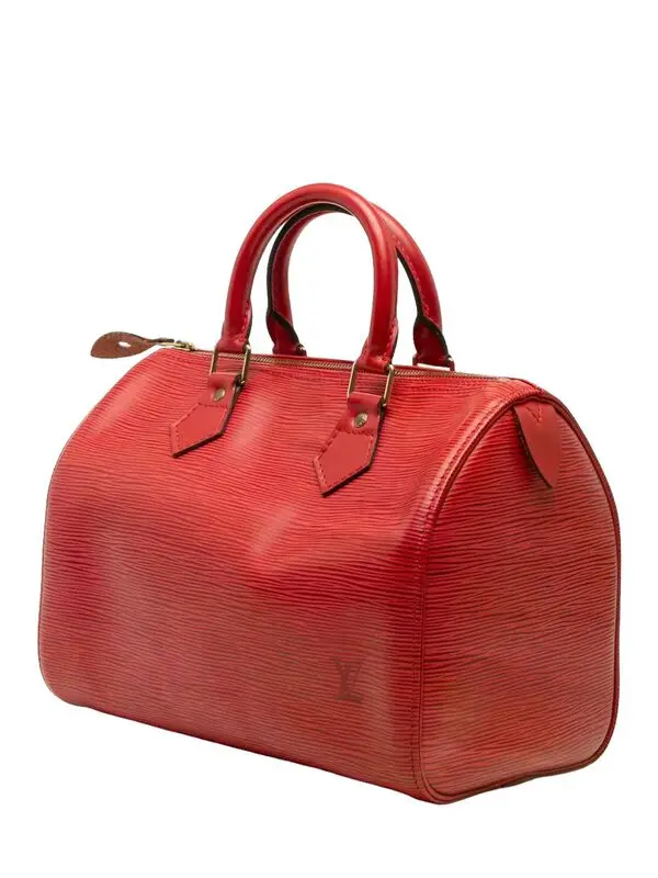 LOUIS VUITTON Epi Speedy 25 Boston Bag - Red