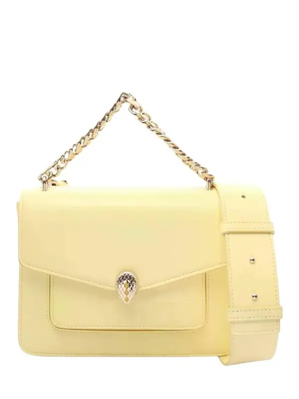 BVLGARI Serpenti Forever Satchel - Yellow