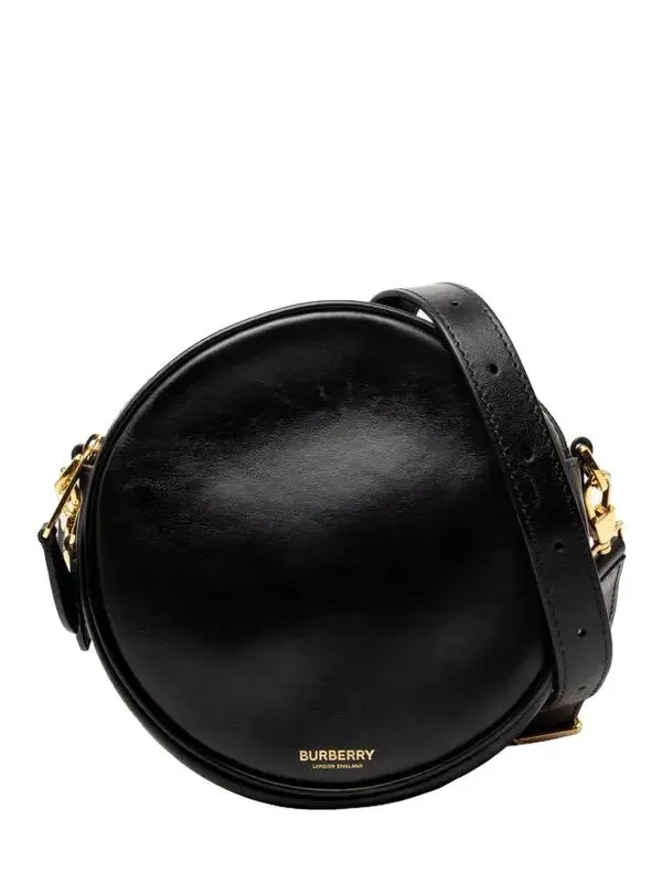 Burberry Louise Round Crossbody Bag - Black
