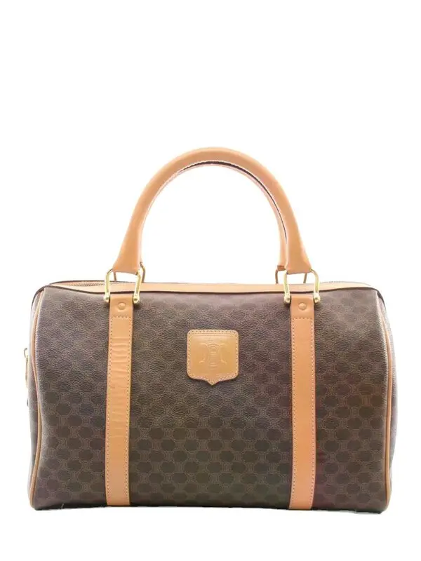 Celine Macadam Boston Bag - Brown