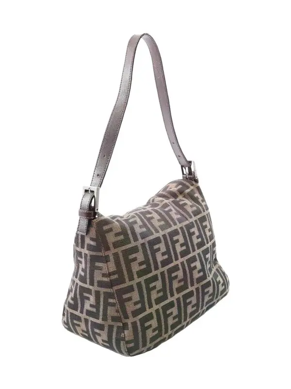 Fendi Zucca Shoulder Bag - Neutrals