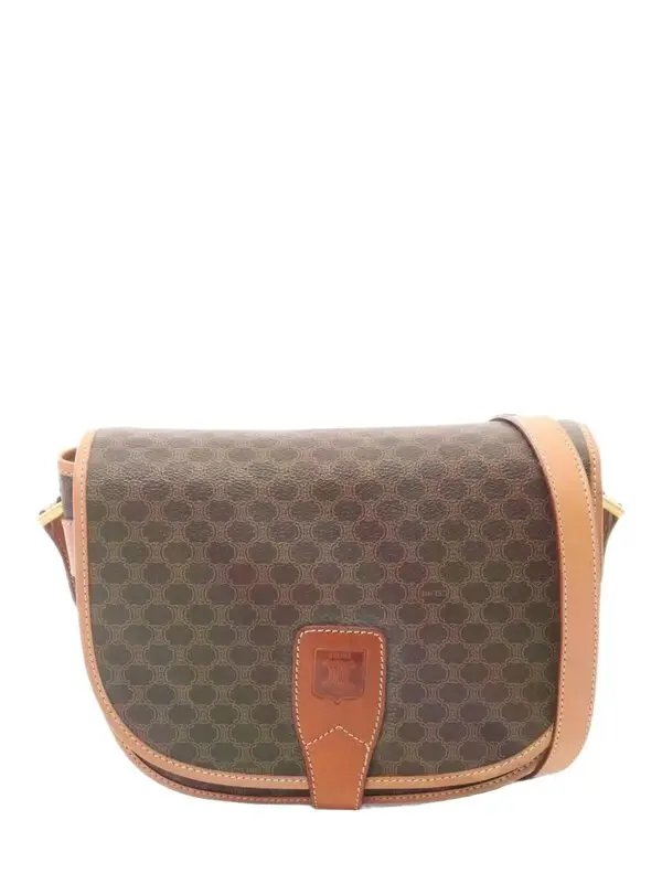 Celine Macadam Cross Body Bag - Brown