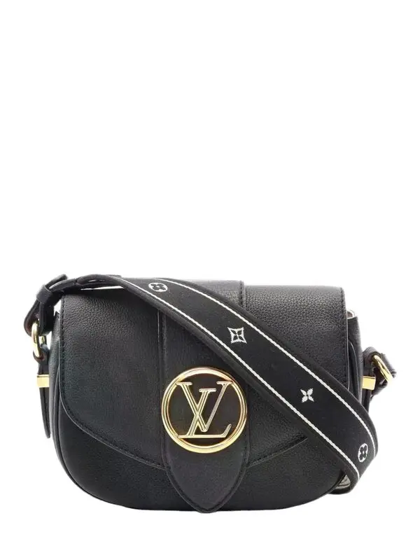 LOUIS VUITTON Pont 9 Mini Shoulder Bag - Black