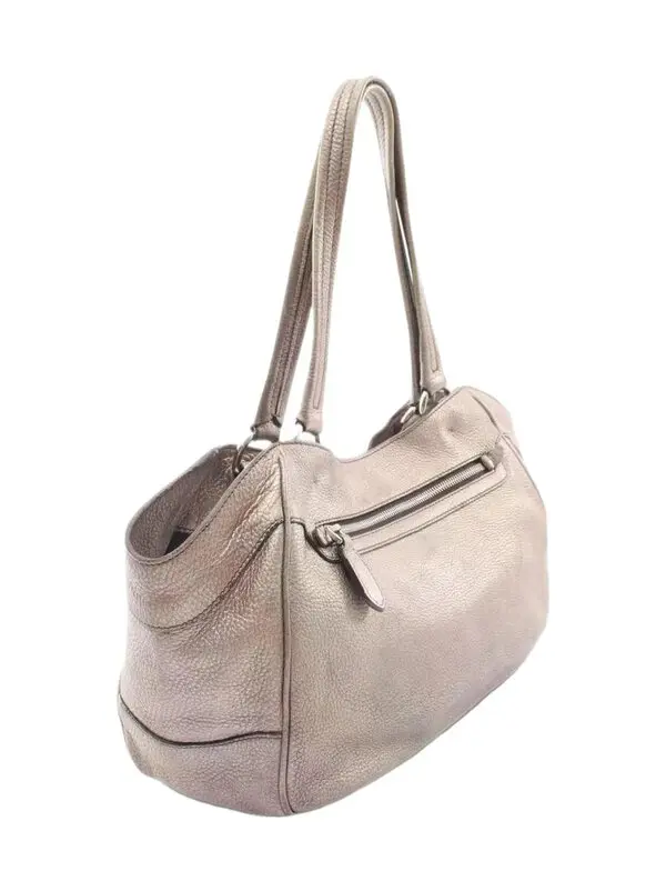 Prada Vitello Daino Shoulder Bag - Neutrals