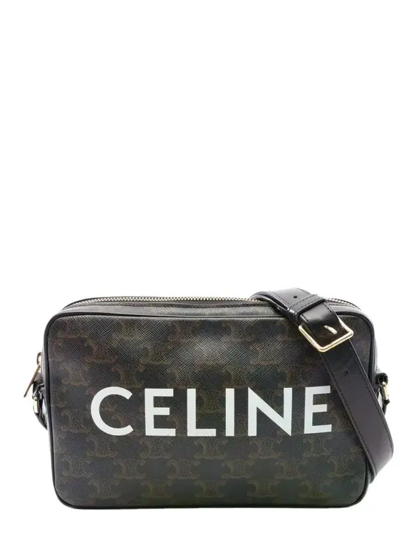 Celine Medium Triomphe Messenger Bag - Black