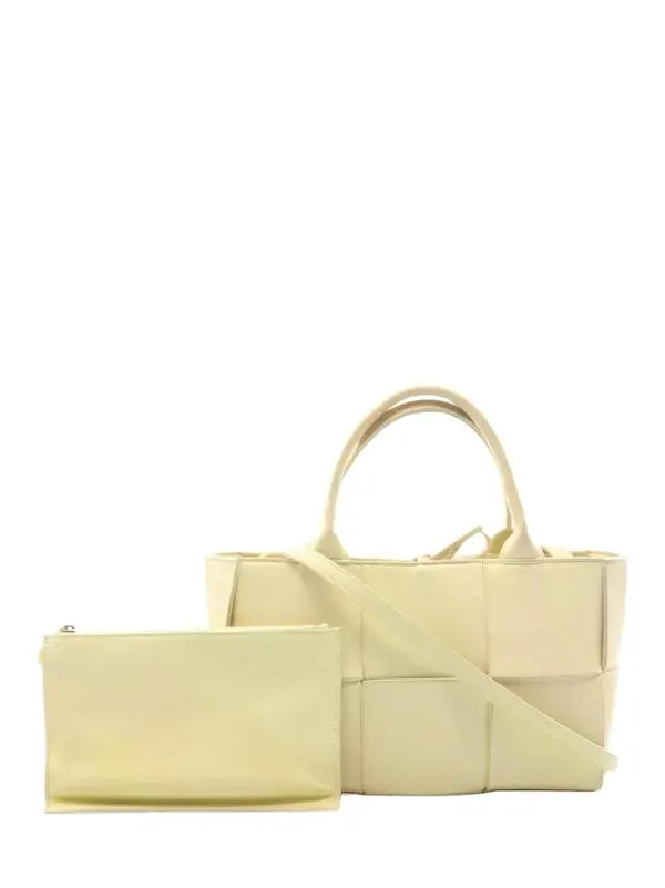 Bottega Veneta 2000s Mini Arco Two-way Handbag - Yellow