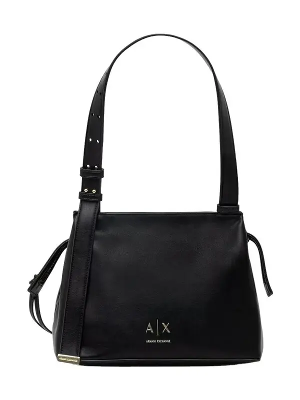 Armani Exchange Adjustable Shoulder Bag - Black