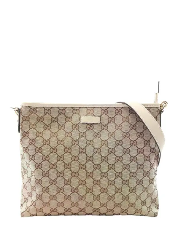 Gucci Gg Supreme Canvas Shoulder Bag - Neutrals