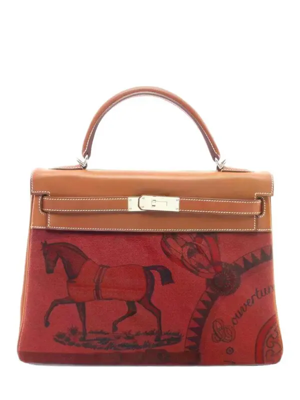 Hermès 2010 Kelly 32 Tote Bag - Red