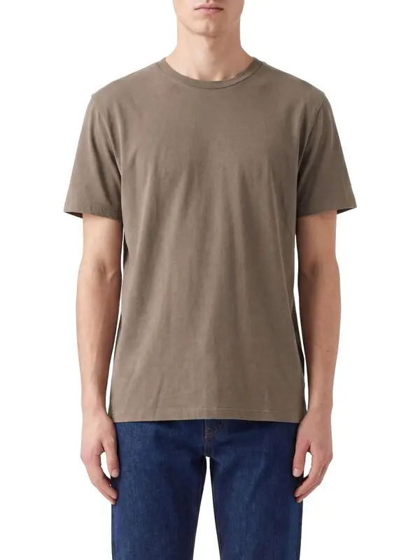 A.p.c. Cotton T-shirt With Back Logo Print - White