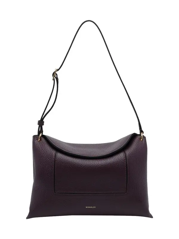 WANDLER Penelope Shoulder Bag In Calf Leather - Violet