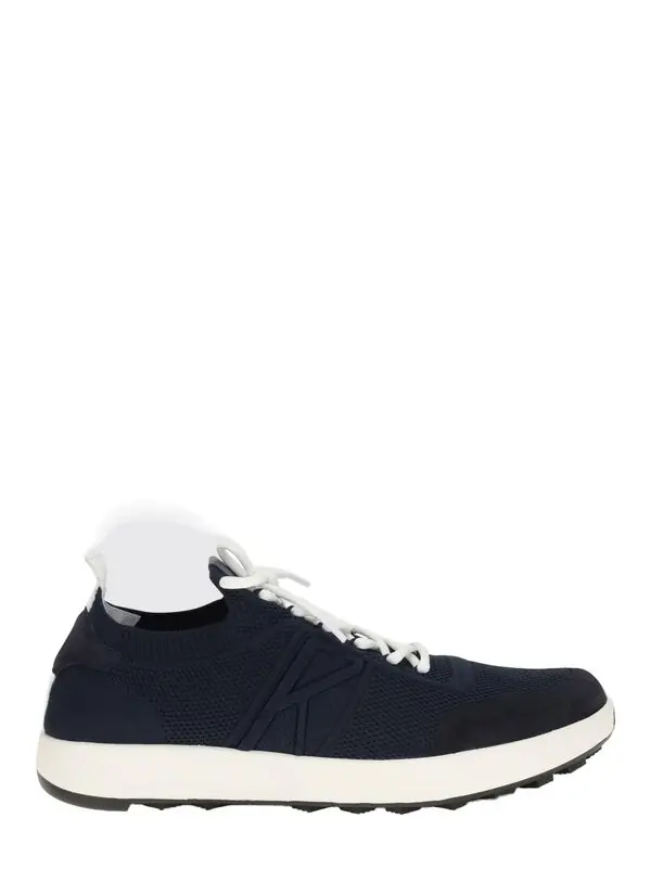 Kiton Lace-up Sneakers - Blue