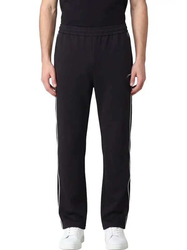REPRESENT Straight-leg Jersey Jogging Trousers With Contrast Logo - Black