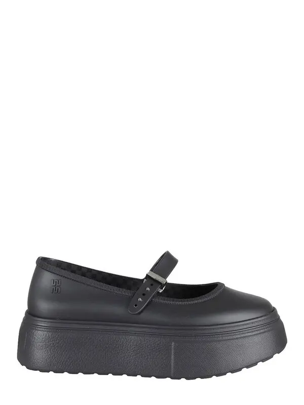 Melissa Mary Jane Pvc Platform Flats - Black