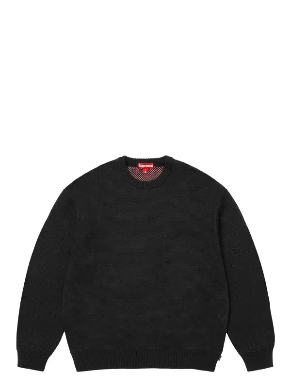 Supreme X Spitfire Textured Pullover - Black