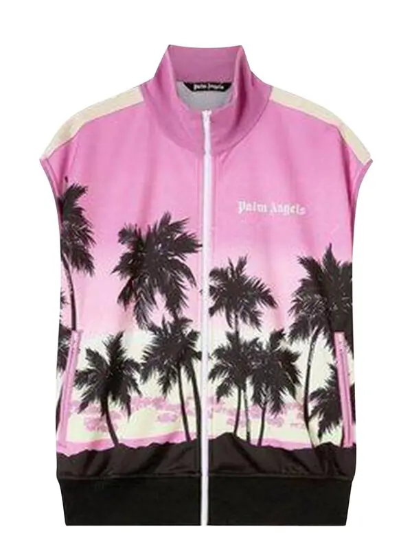 Palm Angels Sunset Track Vest - Purple