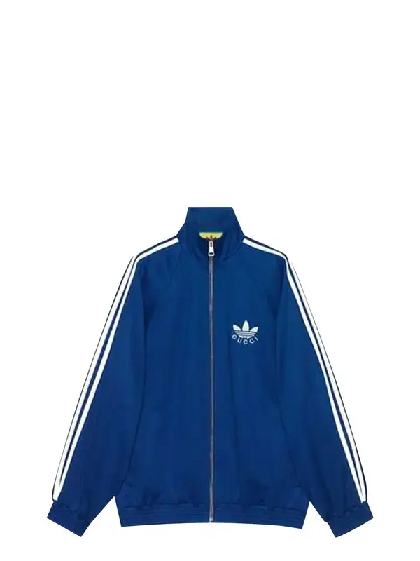 Gucci X Adidas Zip Up Track Jacket - Blue