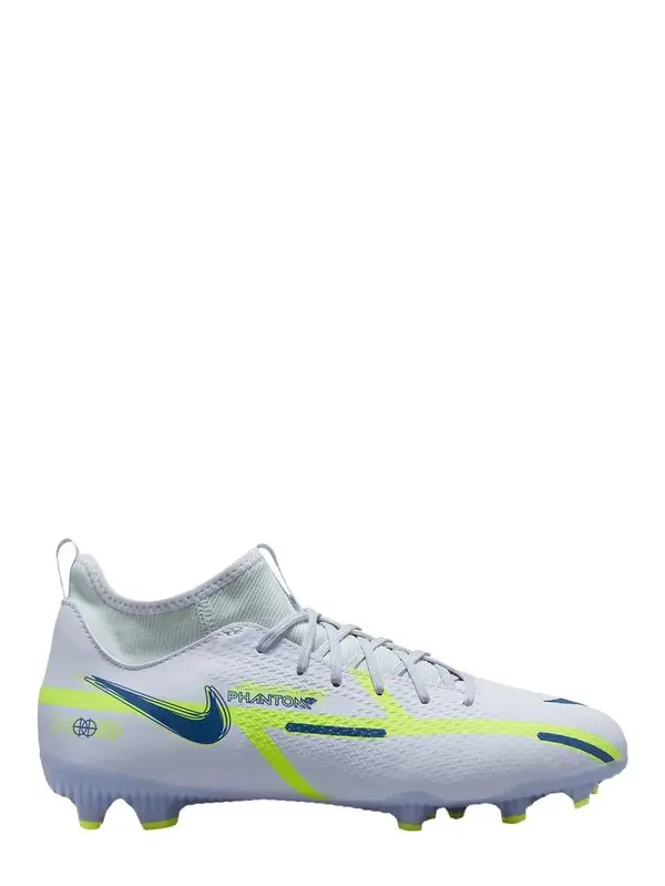 Nike Phantom Gt2 Academy Df Mg Gs Soccer Cleats - Grey