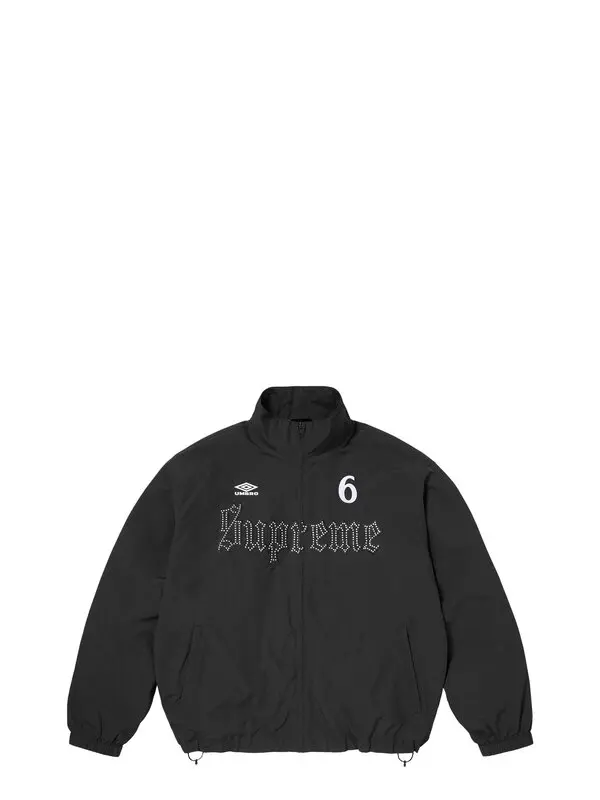 Supreme X Umbro Rhinestone Track Jacket - Black