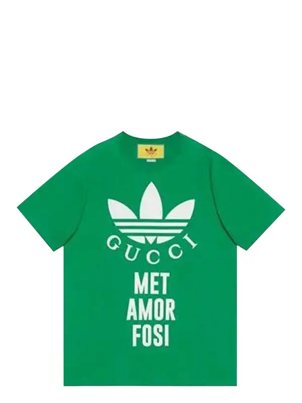 Gucci X Adidas Graphic T-shirt - Green
