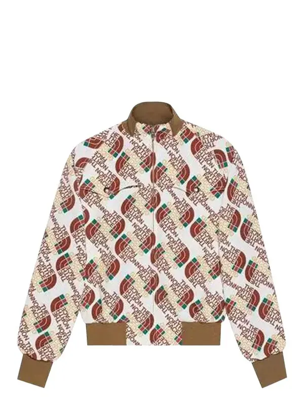 Gucci X The North Face Technical Jersey Jacket - Brown