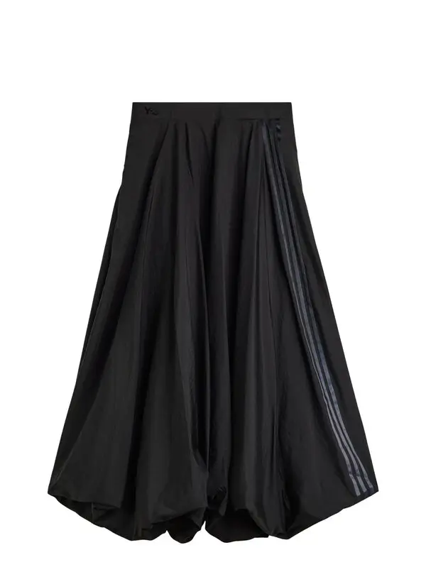 Y3 Gradient Stripes Nylon Balloon Skirt - Black
