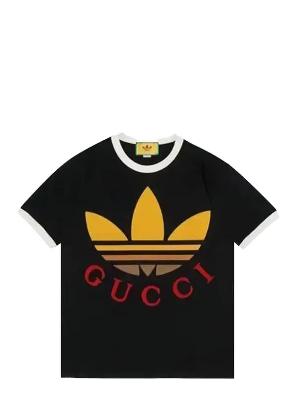 Gucci X Adidas Logo T-shirt - Black