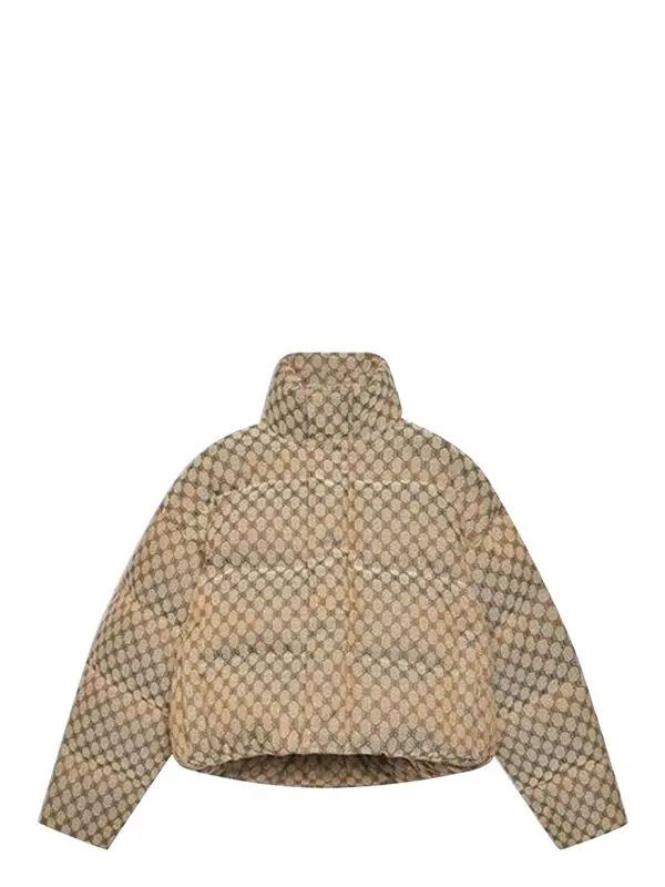 Gucci X Balenciaga The Hacker Project Bb Puffer Jacket - Tan