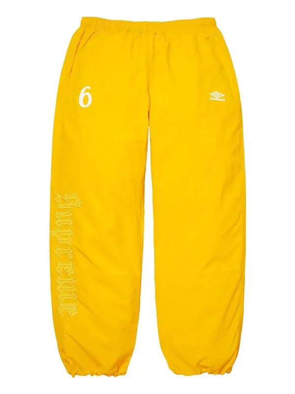 Supreme X Umbro Rhinestone Track Pant - Yellow