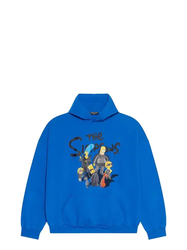 Balenciaga X The Simpsons Hoodie - Blue