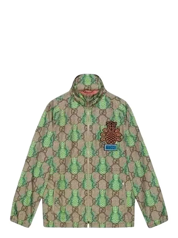 Gucci Pineapple Gg Print Jacket - Green