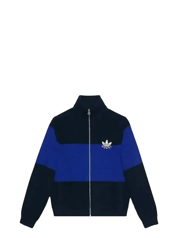 Gucci X Adidas Wool Zip Jacket - Blue