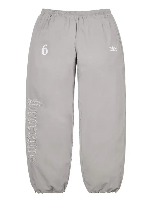 Supreme X Umbro Rhinestone Track Pant - Grey