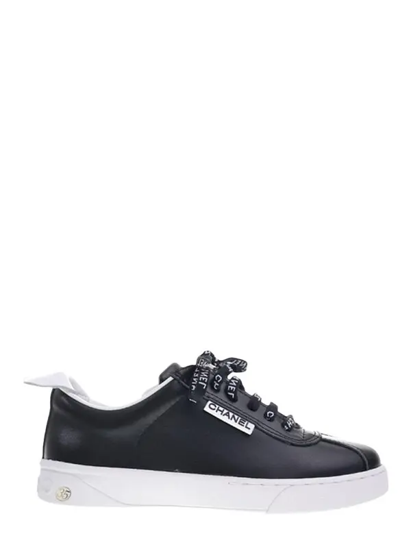 Chanel Weekender Logo Sneakers - Black