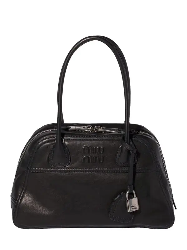 Miu Miu Leather Handbag - Black