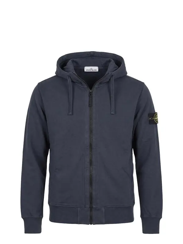 Stone Island Organic Cotton Fleece Hoodie Sweatshirt - Multicolor