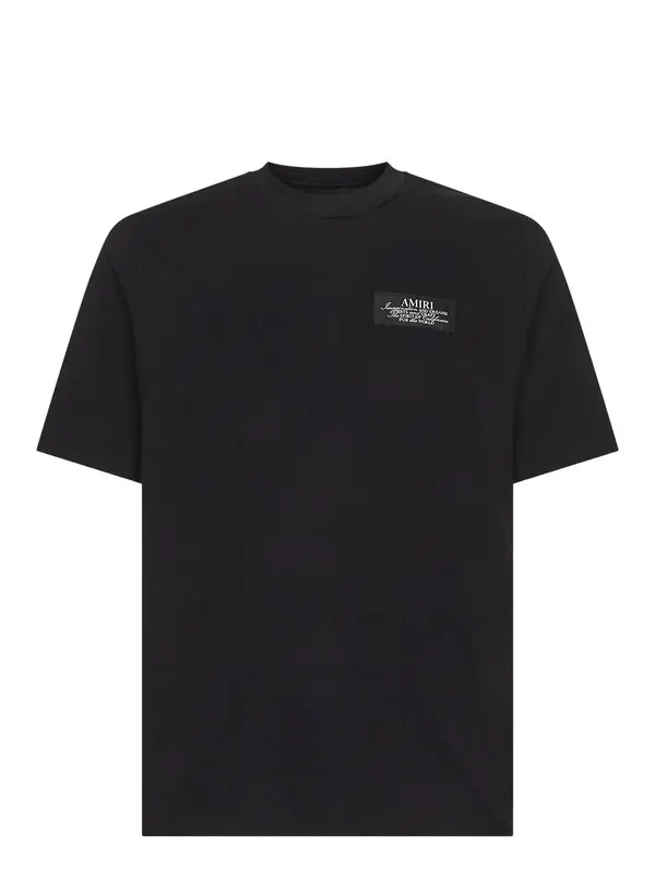 Amiri Black Jersey Spirit T-shirt - Multicolor