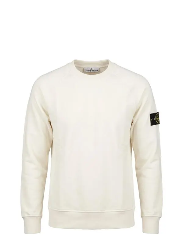 Stone Island Organic Cotton Fleece Sweatshirt - Multicolor