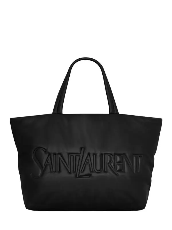 Saint Laurent Nappa Leather Tote - Black