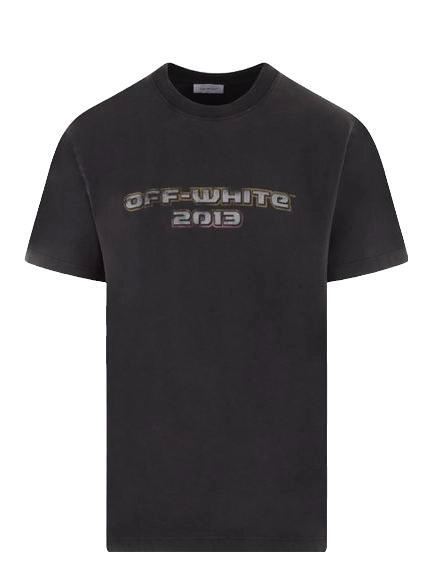 Off-White Digit Bacchus Slim Short-sleeve Tee - Black